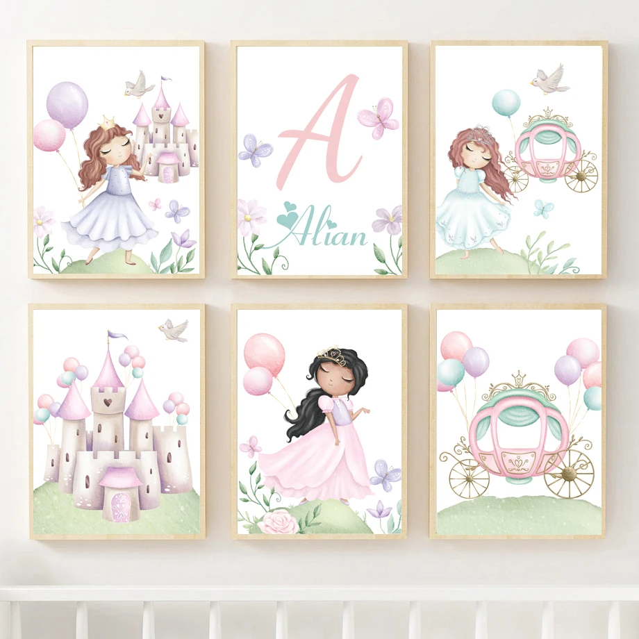 Princess Name On Canvas