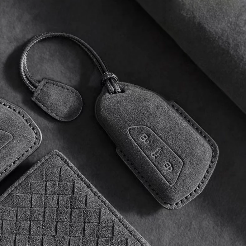 Leather Car Key Case Cover for VW Golf 8 MK8 ID.3 ID.4 for Skoda ...