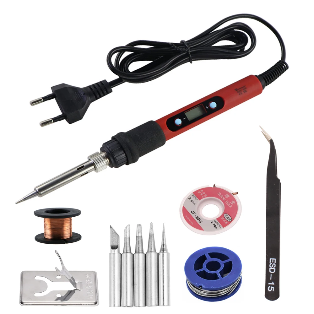 Adjustable-Digital-Display-80W-Electronic-Soldering-Iron-Electric ...