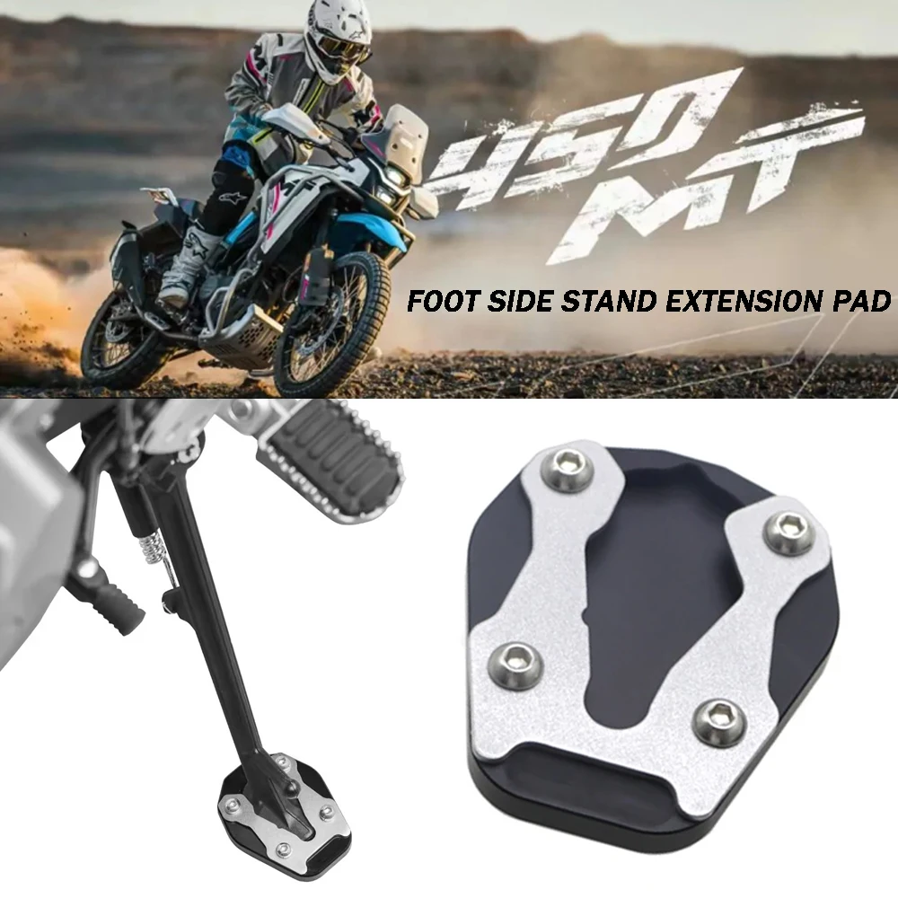 Motorcycle-Kickstand-Support-Plate-Foot-Side-Stand-Extension-Pad ...