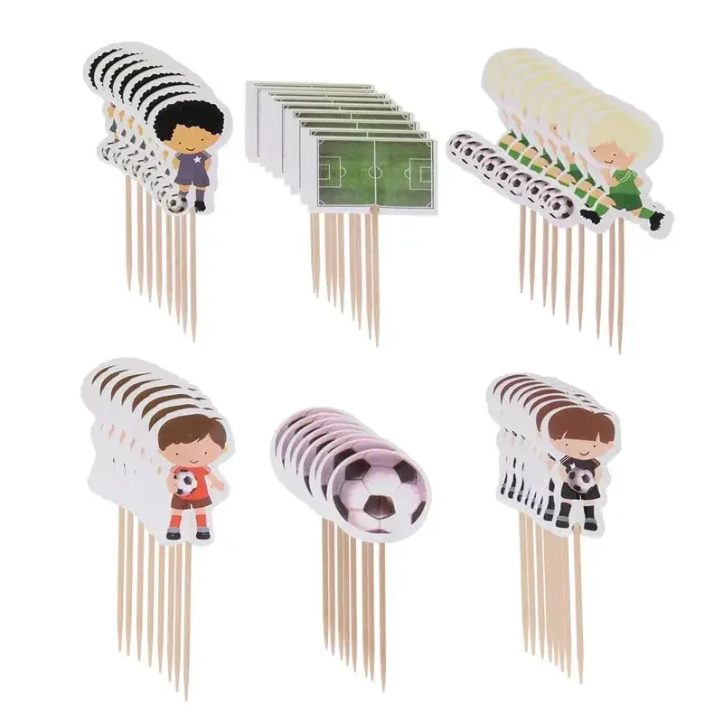 48PCS-Sport-Football-Boy-Theme-Sport-Element-Cake-Toppers-Sport-Boys ...