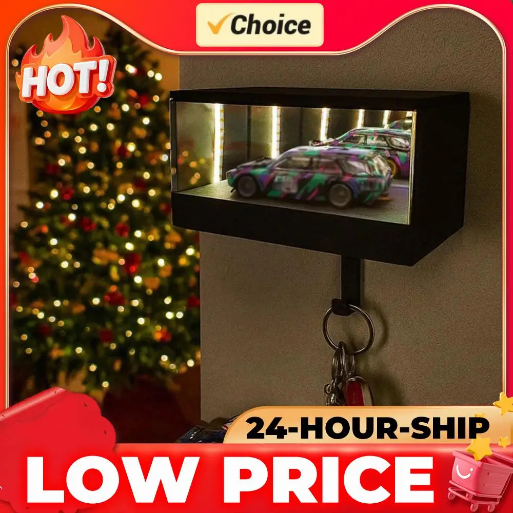 LED Light Up Key Storage Rack Wall Mount Car Key Holder Unique Car ...