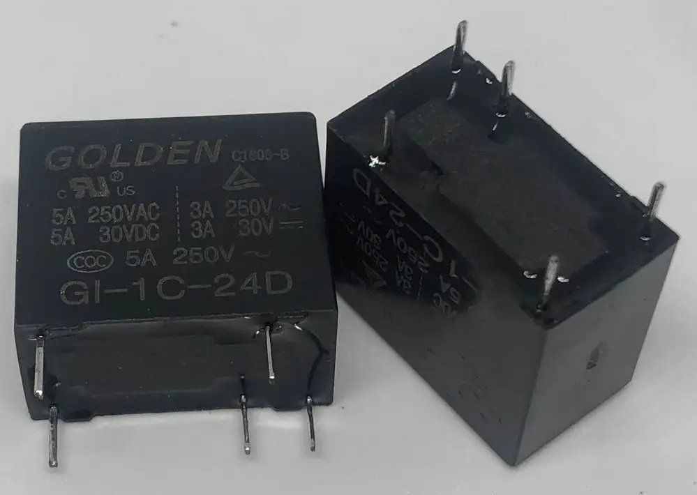 New GI 1C 24D (32F 1C 24V 5A) Relay 5pins| | - AliExpress