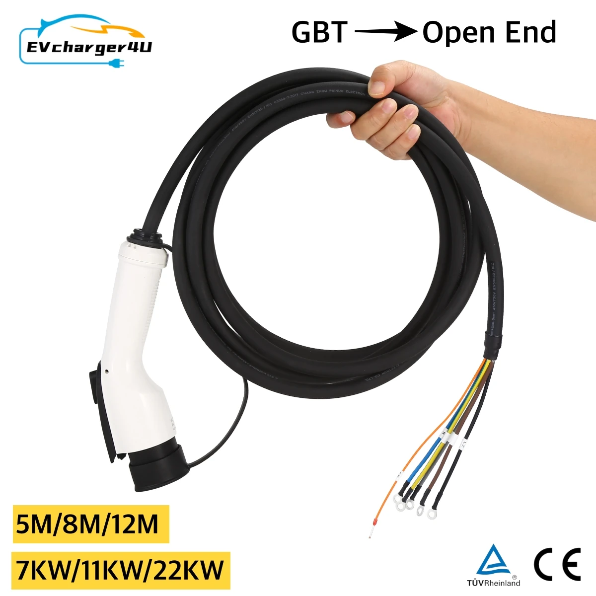 EVcharger4U-7KW-11KW-22KW-GBT-EV-Charging-Cable-Male-GB-T-To-Open-Wire ...