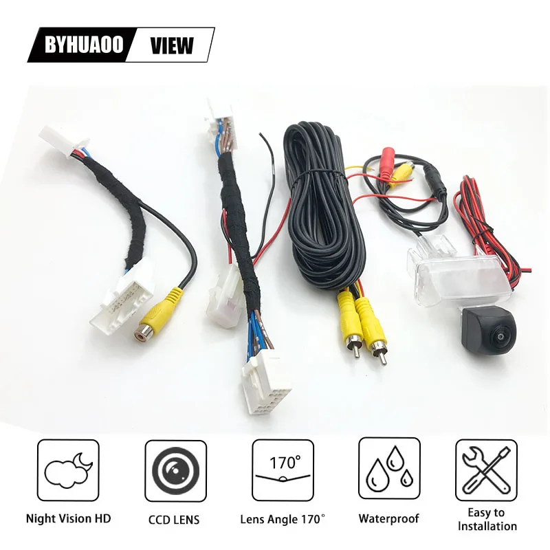 Car-Rear-View-Camera-for-toyota-yaris-hybrid-Hatch-2017-2018-2019-HD ...