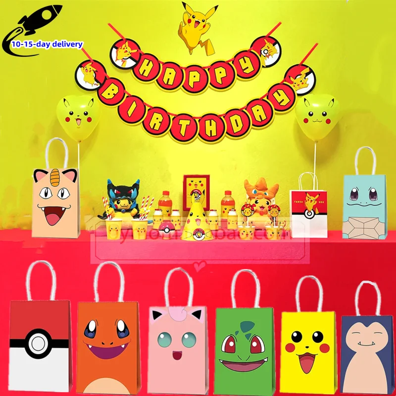 Bolsa-de-regalo-de-tem-tica-de-cumplea-os-de-Pok-mon-para-ni-os ...