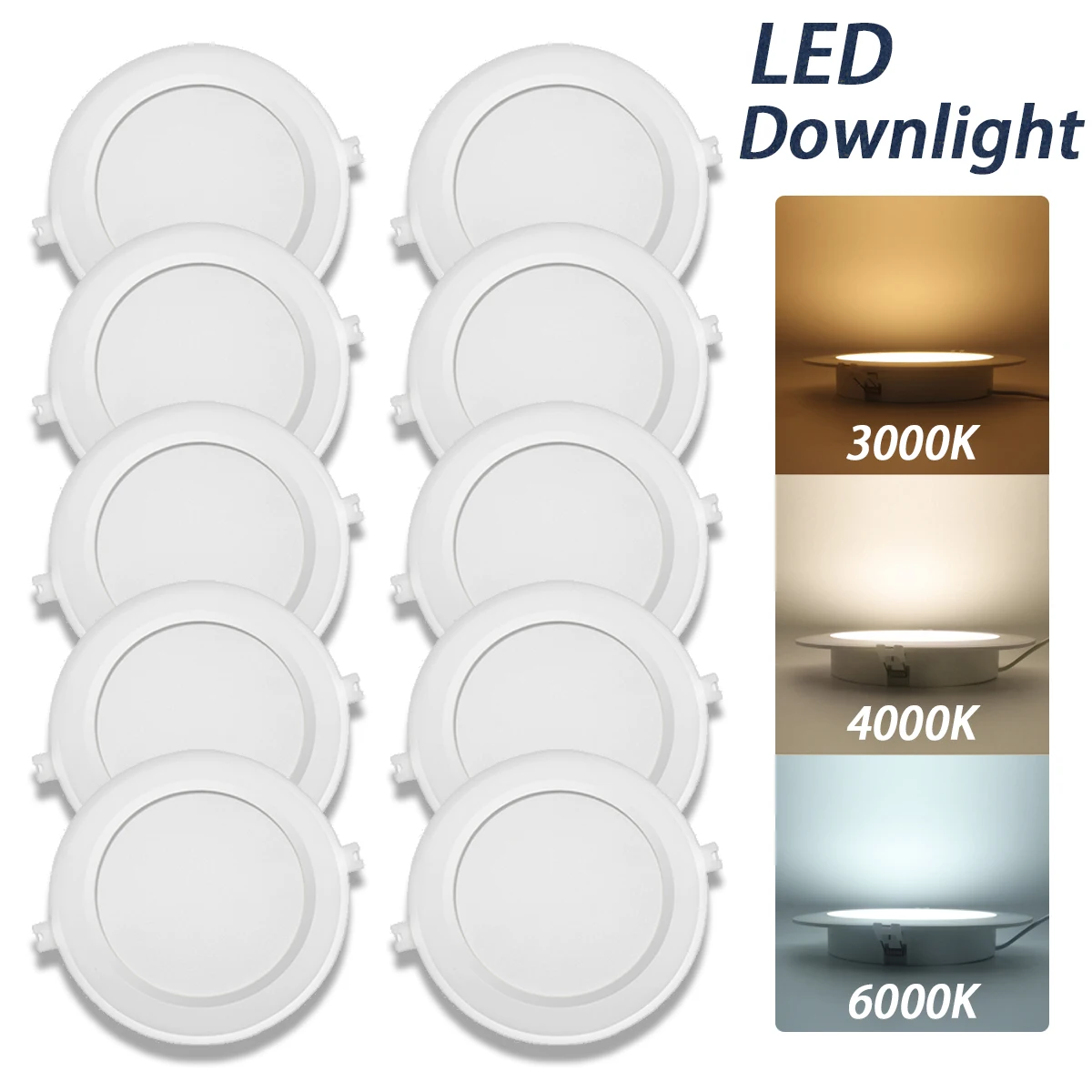 Recessed-Round-LED-Downlight-20W-24W-Led-Ceiling-Lamp-110V-220V-230V ...