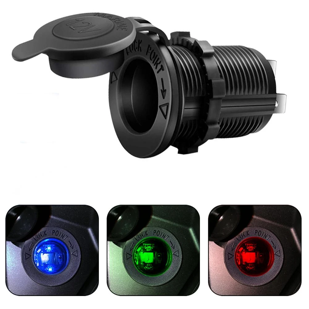 12V Waterdichte Sigarettenaansteker Auto Boot Motorfiets Tractor ...