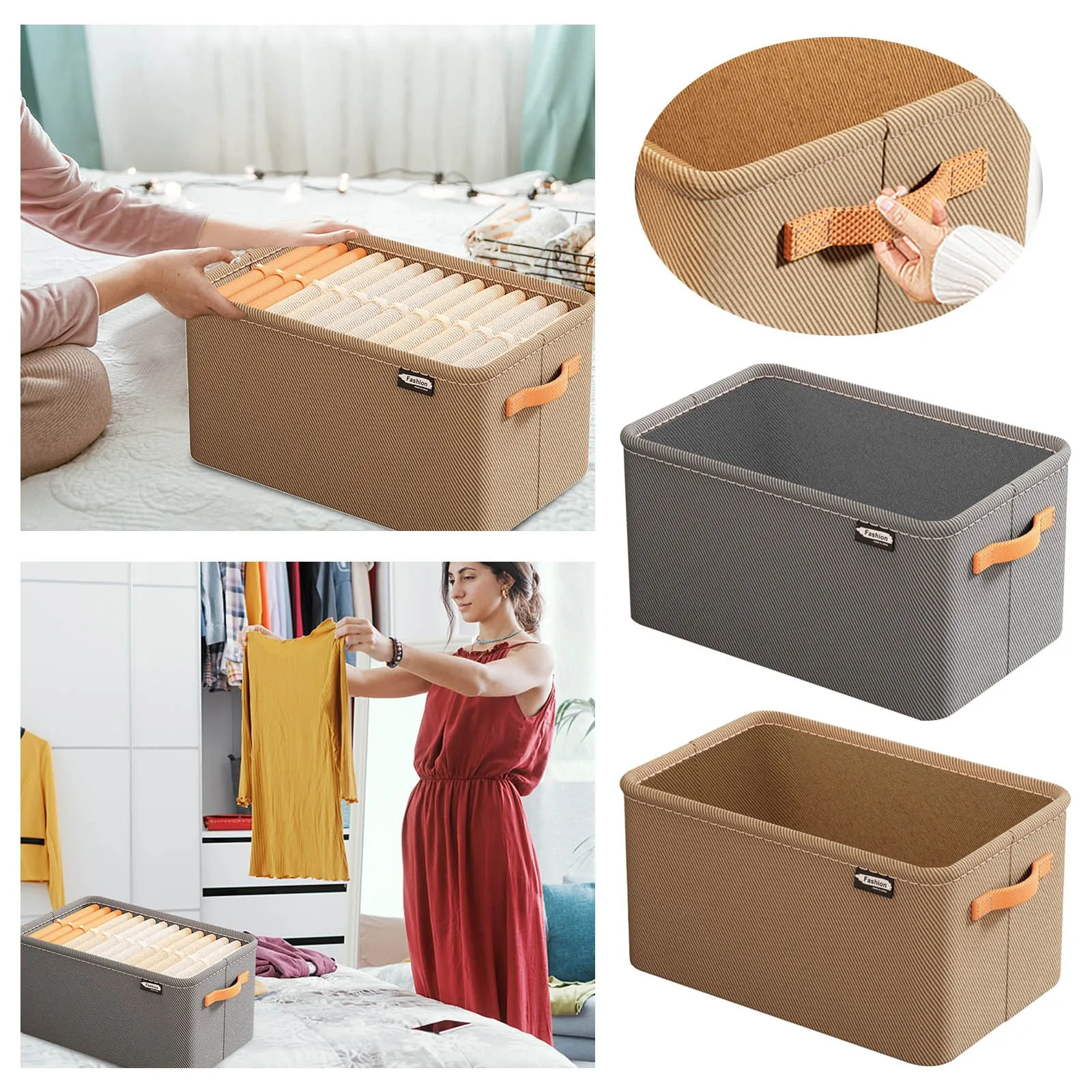 1pc-Folding-Storage-Bag-Thickened-Steel-Frame-Clothing-Storage-Box ...