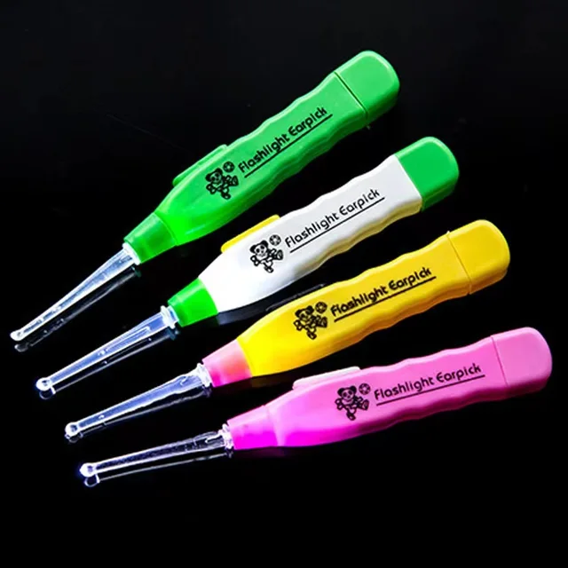 LED FlashLight Baby Ear Cleaner Child Cleaning Ear Curette Kids ...