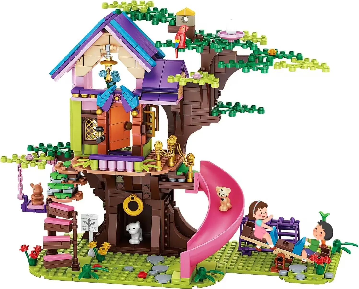 Tree-House-STEM-Building-Toy-Creative-Construction-Set-642PCS-Forest ...