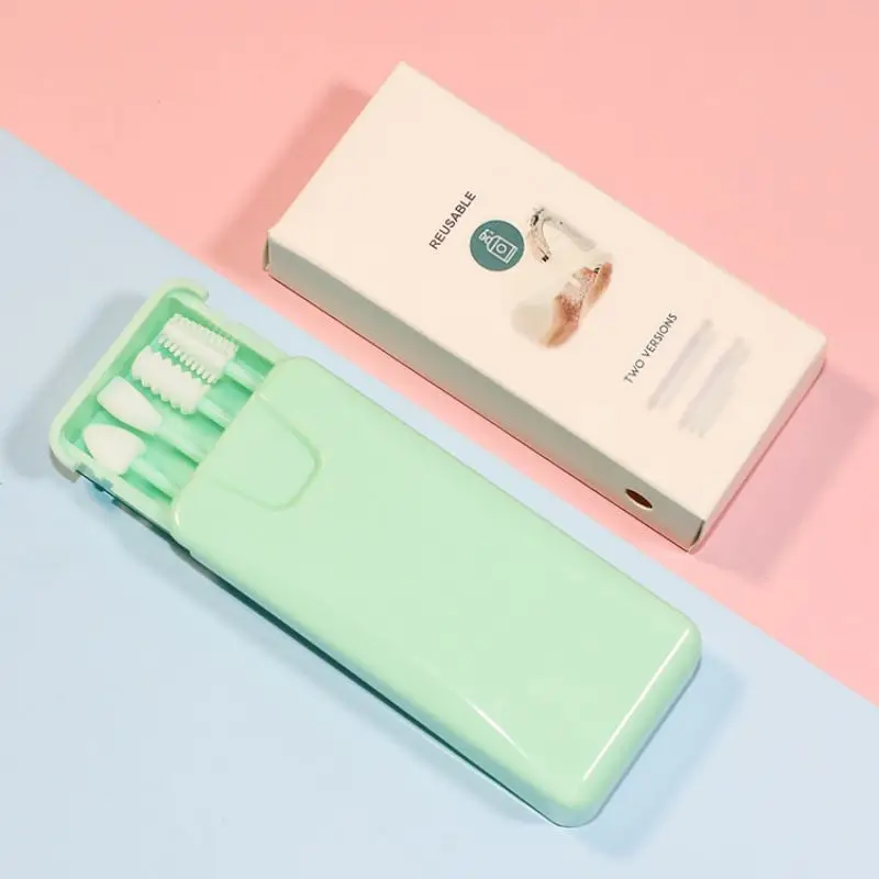 One-Piece-Silicone-Swab-Stick-Recycled-Reusable-Cotton-Swabs-Daily ...