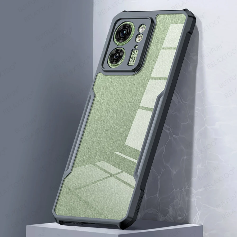 Acrylic-Clear-Hard-PC-Back-Cover-For-Motorola-Edge-40-50-Fusion-Case ...