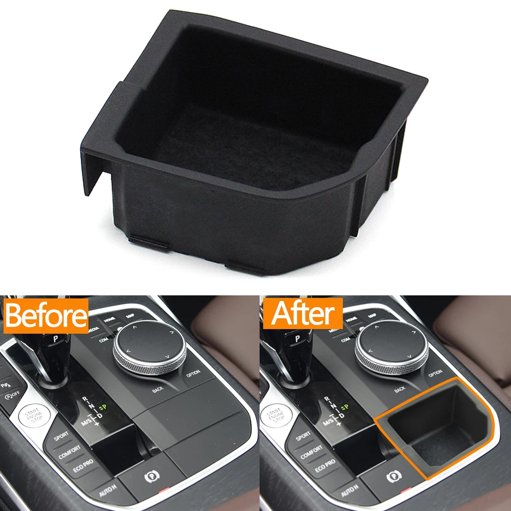 Central-Console-Gear-Lever-Modified-Storage-Box-For-BMW-2-3-4-Series-Z4 ...