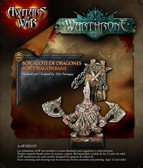 model kit resin kit Avatars of War Dwarf Slayer 28mm - AliExpress 26