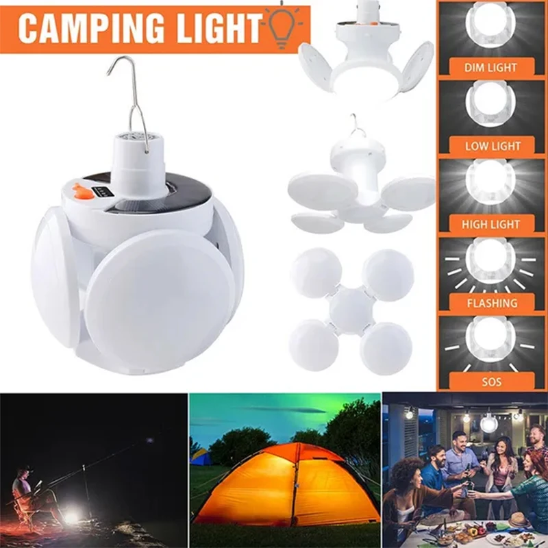 Solar-Outdoor-Folding-Light-Portable-USB-Rechargeable-LED-Bulb-Search ...