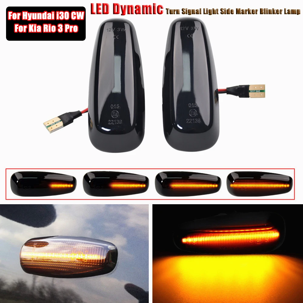Led-Dynamic-Side-Marker-Turn-Signal-Flowing-Flash-Repeater-Light-For ...