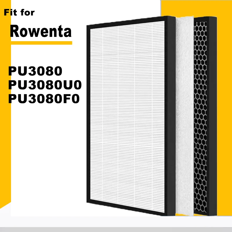 2 in 1 Replacement HEPA and Carbon Filter For Rowenta PURE AIR GENIUS ...