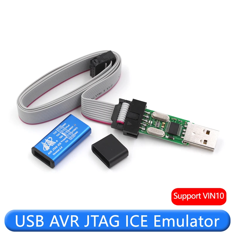 USB-AVR-JTAG-ICE-Emulator-USB-Programmer-Metal-Case-Over-Current ...
