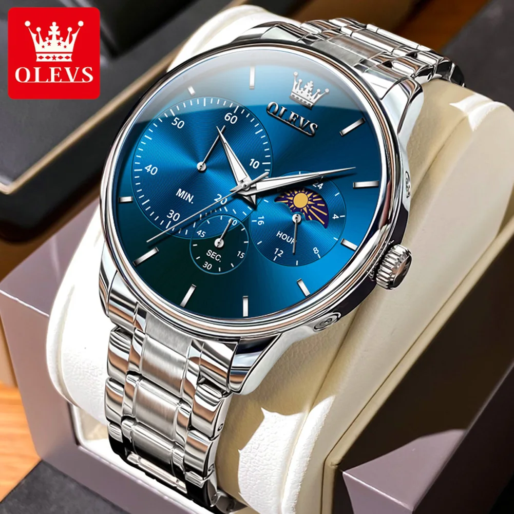 OLEVS-2936-Chronograph-Quartz-Watch-For-Men-Moon-Phase-Original-Hand ...