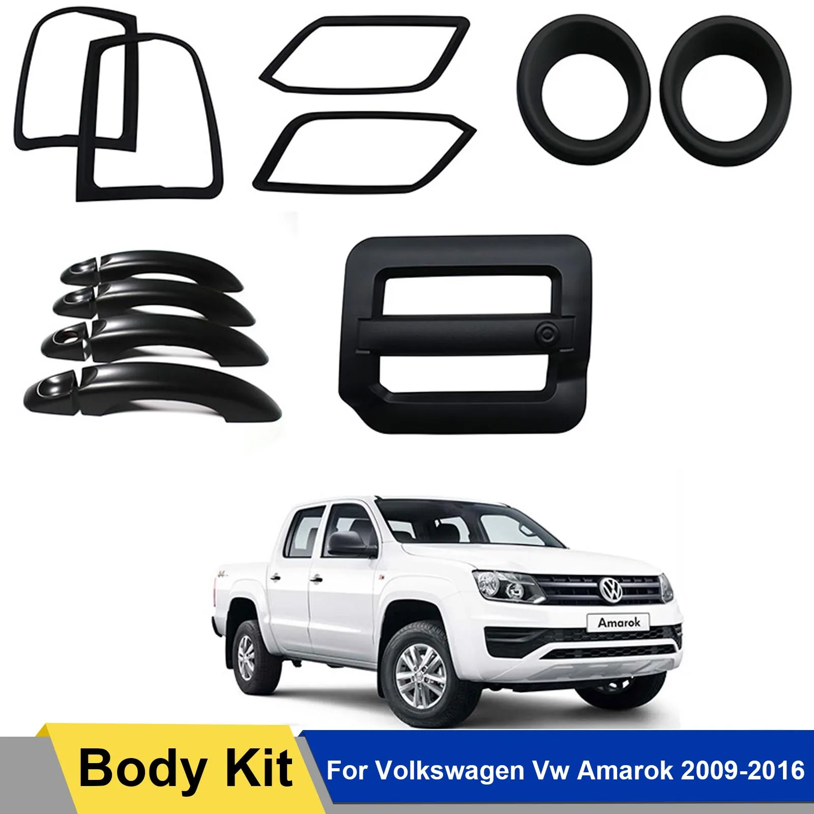 Headlight-Taillights-Fog-Light-Tank-Door-Handle-Cover-for-Volkswagen-Vw ...