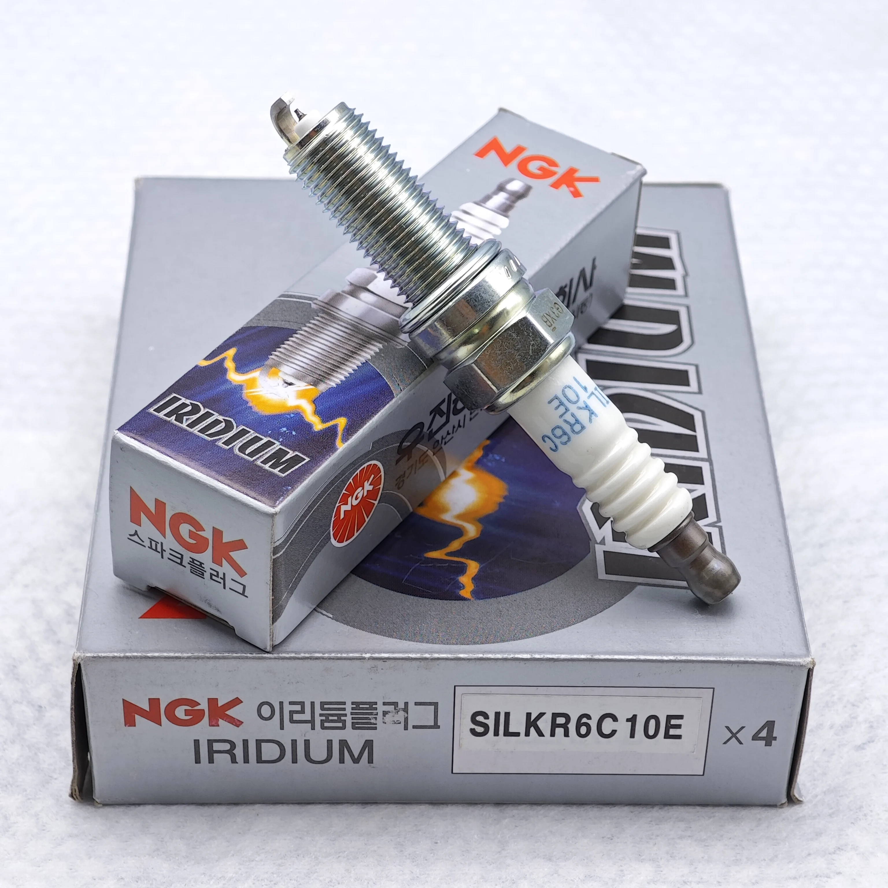 4pcs NGK Iridium Spark Plug SILKR6C10E - AliExpress 34
