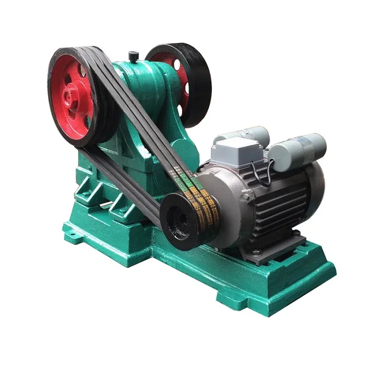 Portable Small Laboratory Jaw Crusher Pulverizer with Motor - Stone ...