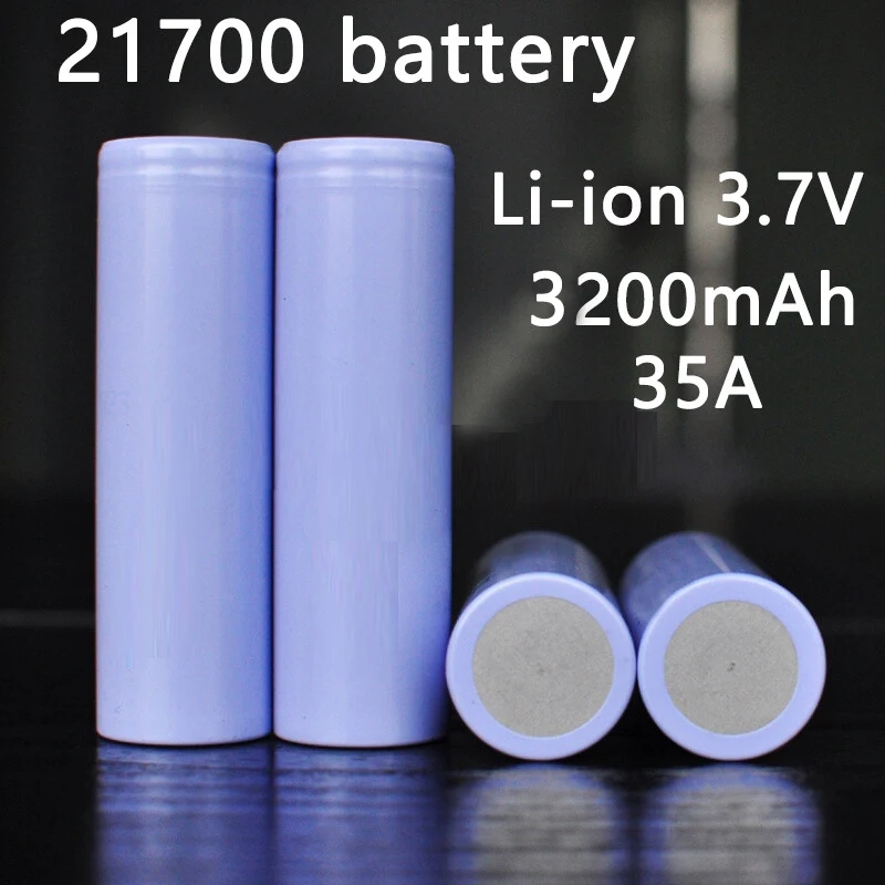 충전식 배터리 3.7V 21700 3200mAh 35A 스크루 드라이버 용 고전류 리튬 이온 EV 자동차 전기 자전거 ...