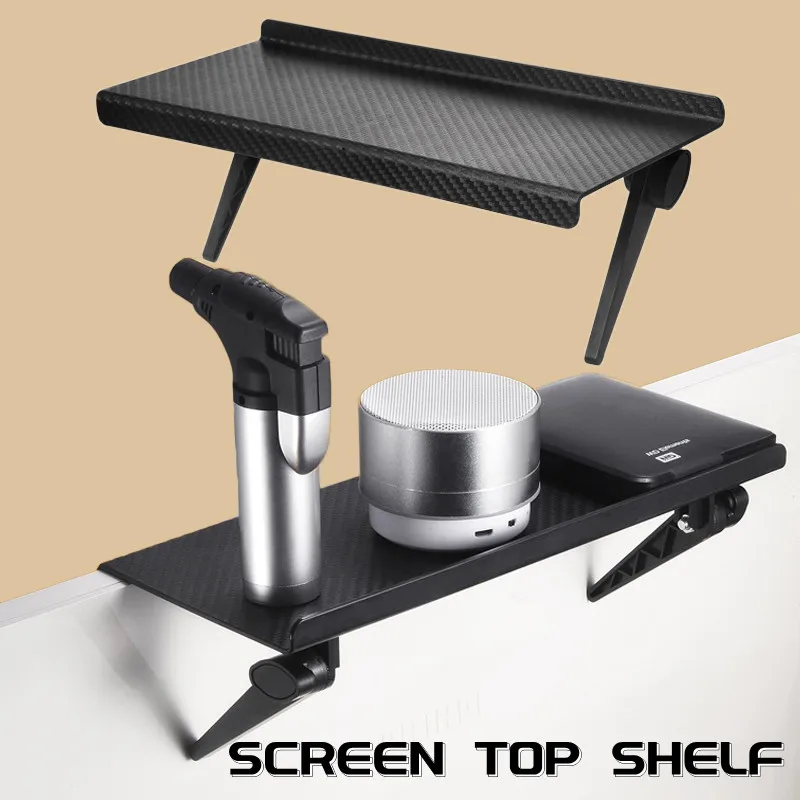 Adjustable-Moniter-Storage-Rack-TV-Screen-Top-Shelf-Computer-Monitor ...