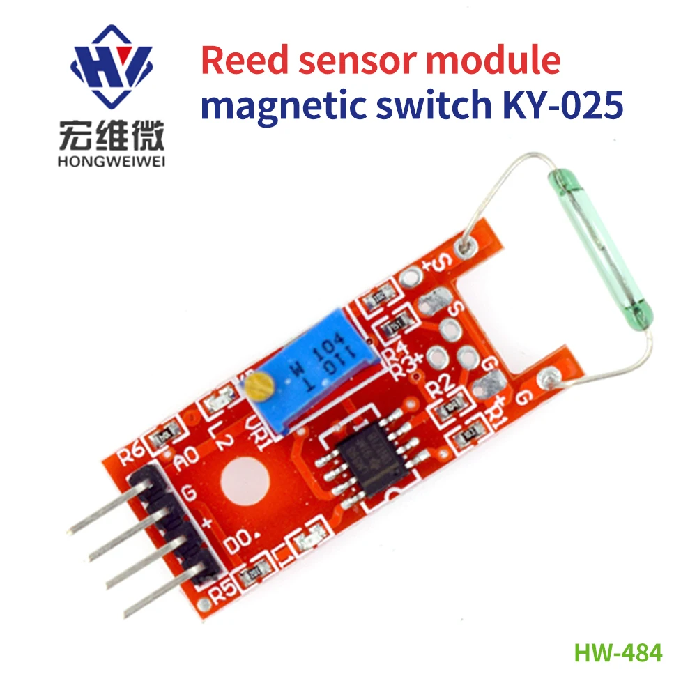 KY-025 Reed Sensor Module Magnetron Module Large Magnetic Reed Switch MagSwitch for Arduino 37 ...