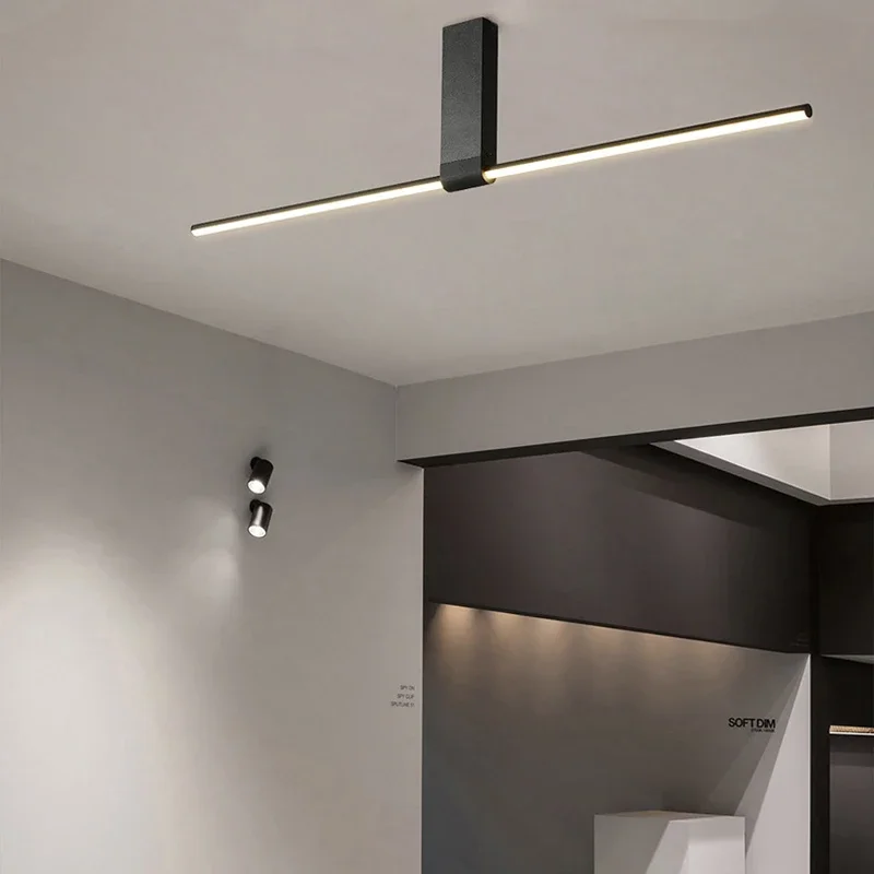 2025 Minimalist Long Ceiling Lamps For Dining Room Office Aisle Clothes ...
