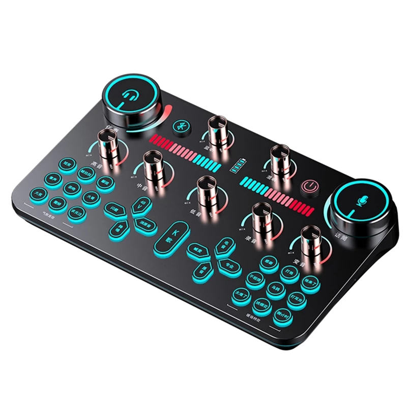 V20 Professional Sound Card, Bluetooth Speaker Subwoof Speaker Car ...