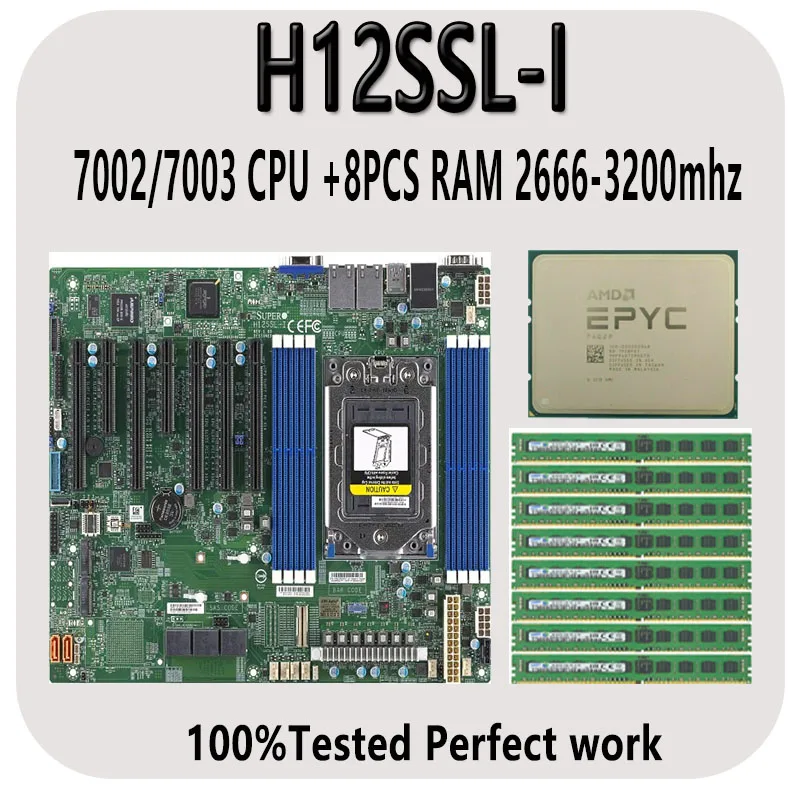 Placa-base-H12SSL-I-Rev-2-0-EPYC-7402-7402P-7352-7302-7282-7272-7262 ...