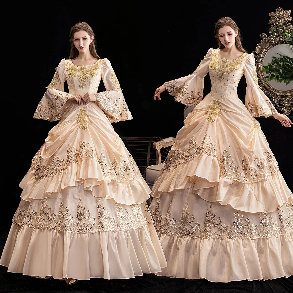 18th-Century-dress-Rococo-Baroque-Marie-Antoinette-Ball-Dresses ...
