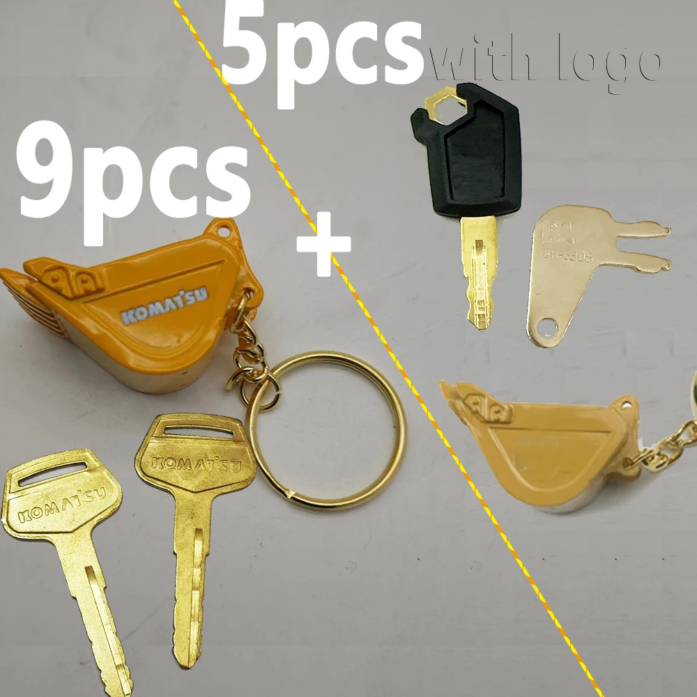 14pcs-For-komatsu-Keychain-pc-7-8-787-Ignition-Key-With-Bucket-Key ...
