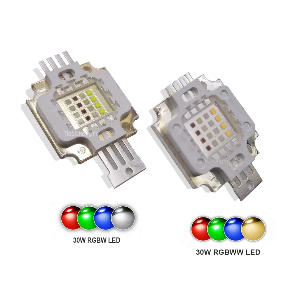 High Power LED Chip RGBW RGBWW Light Emitting Diode 30W LED COB RGB ...