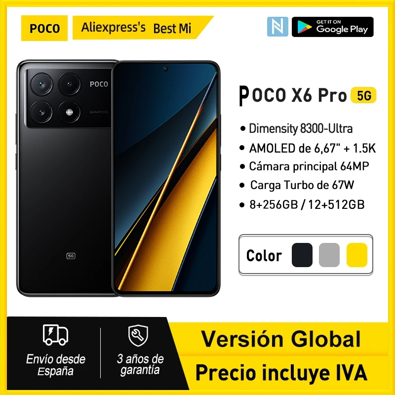 POCO-X6-Pro-5G-Global-Version-256GB-512GB-Dimensity-8300-Ultra-6-67 ...