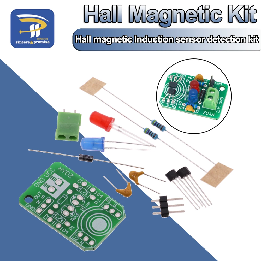 Hall Magnetic Induction Sensor Detection Pole Resolver North And South ...