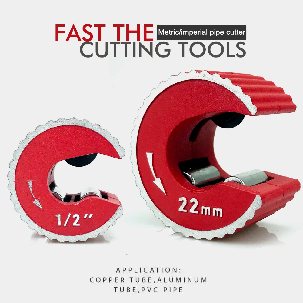 Round Pipe Tube Cutter Aluminium Alloy Body Self Locking for Copper ...