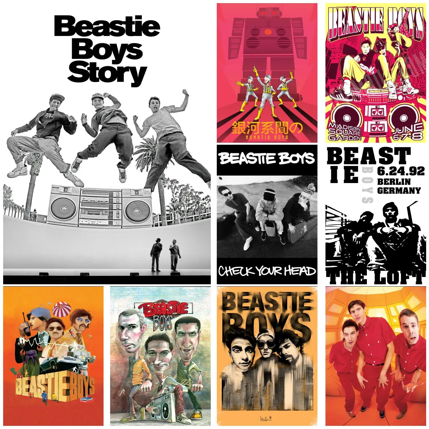 beastie-boys-Anime-Video-Game-Canvas-Art-Poster-and-Wall-Art-Picture ...