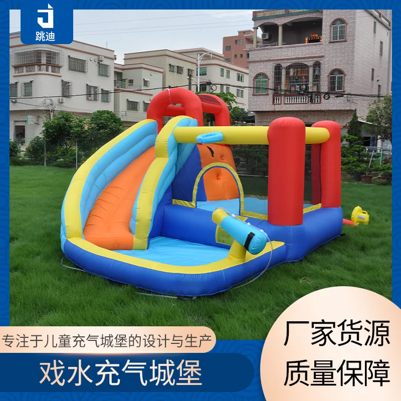 Bouncy-Castle-Swimming-Pool-Children-s-Slide-Home-Small-Trampoline ...