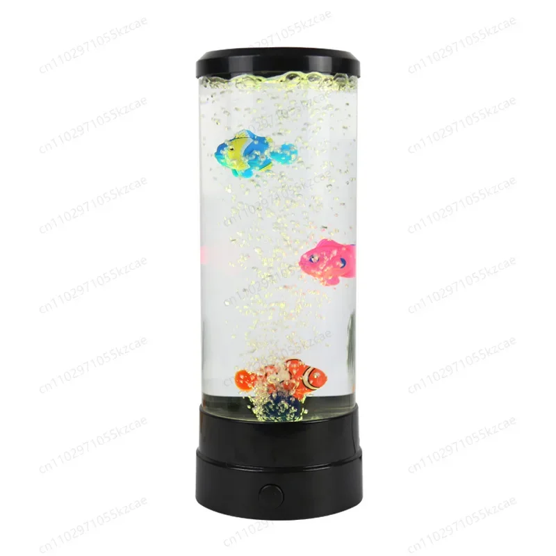 Simulation LED Electronic Fish Tank Aquarium Colorful Color-changing ...