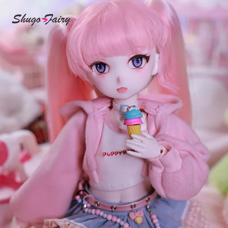 Fae BJD Doll 1/4 Romantic Anime Collection Pink Bunch Spicy ...