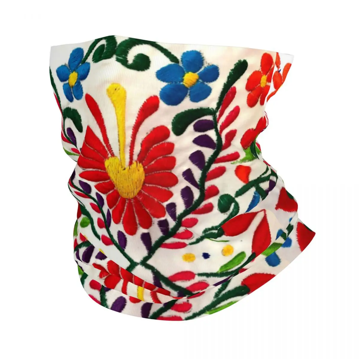 Mexican-Flowers-Bandana-Neck-Cover-Printed-Balaclavas-Mask-Scarf-Warm ...