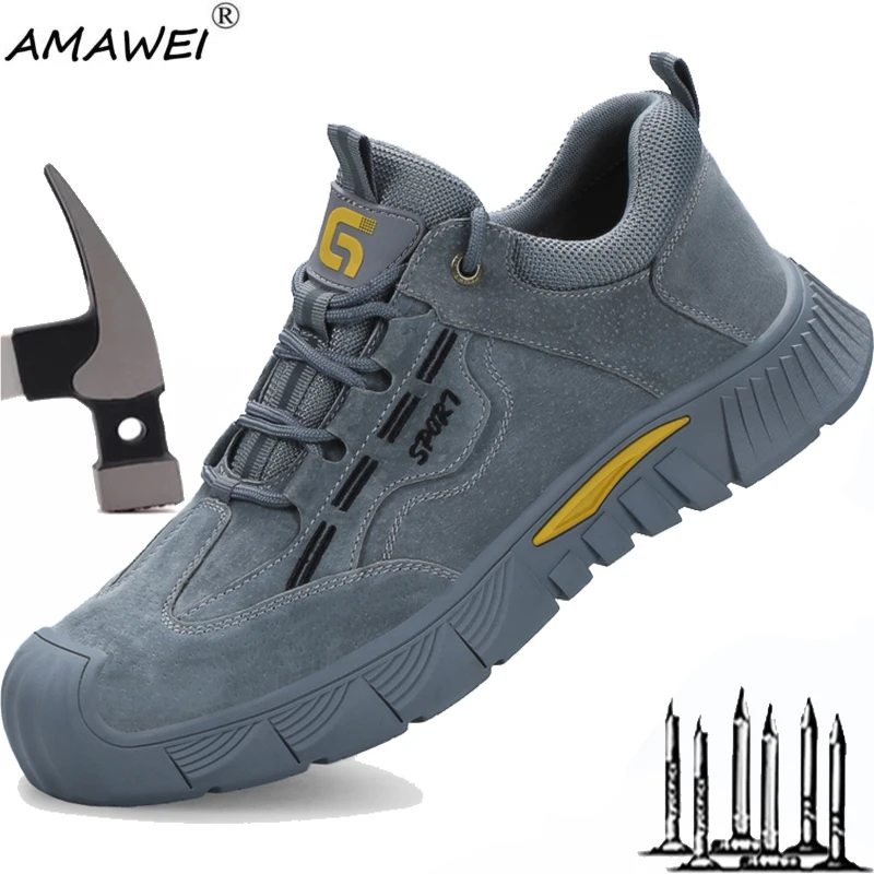 AMAWEI-Summer-Mens-Anti-smash-Work-Shoes-With-Steel-Toe-Anti-stab ...