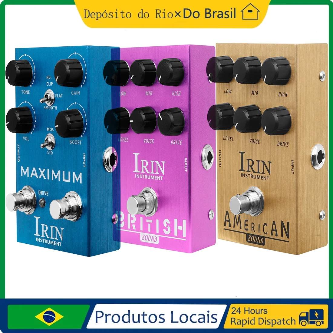 IRIN Electric Guitar Effect Pedal True Bypass Bass Guitar Pedal British ...