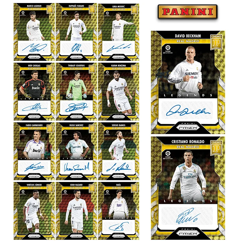 Panini Prizm Laliga Legends Cristiano Ronaldo Beckham Benzema Modric ...
