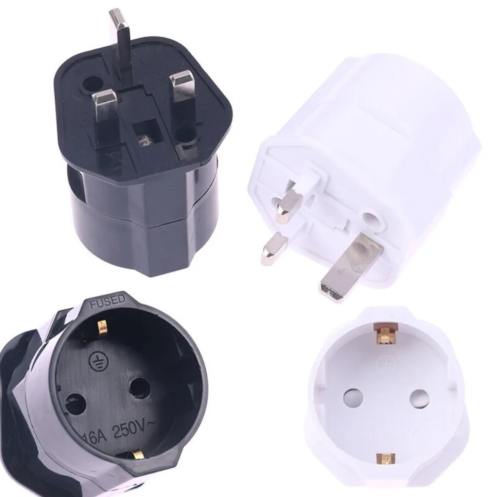 Copper-Conductor-European-To-English-Plug-New-16A-with-Fuse-English ...