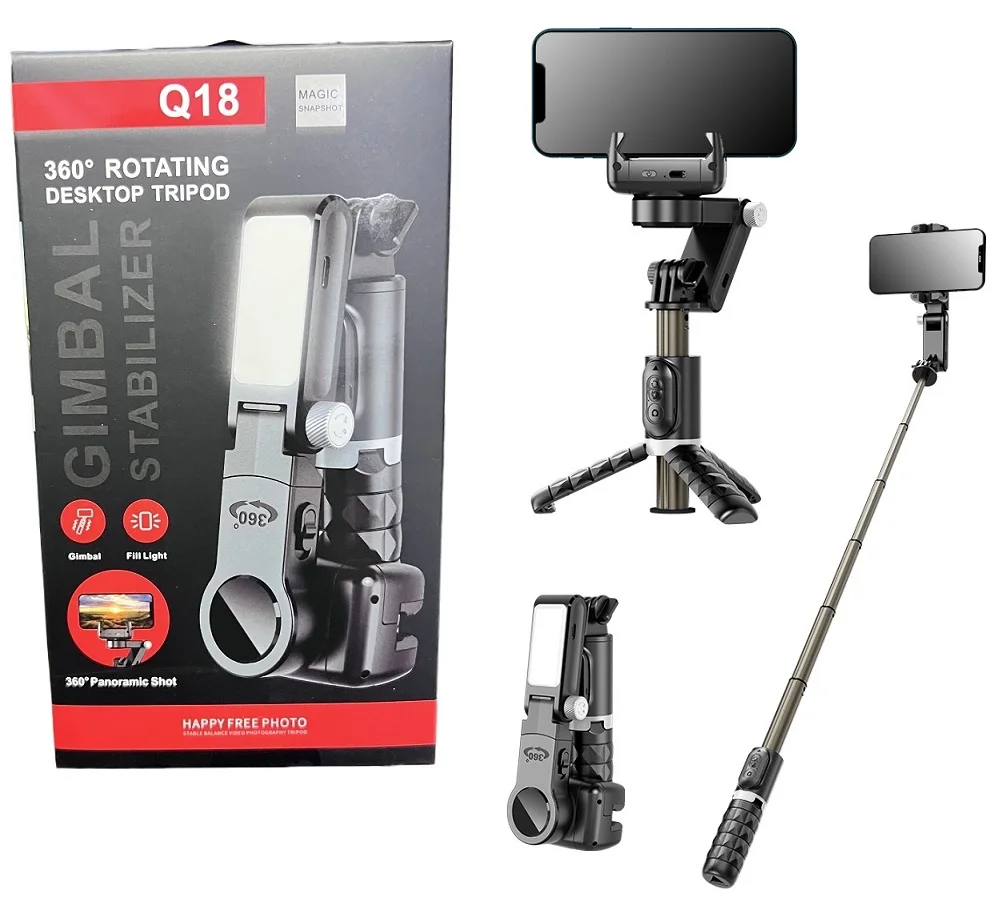P01-AI-Smart-Gimbal-360-Auto-Face-Tracking-Q18-Gimbal-Following-Shooting-Mode-Gimbal-Stabilizer ...