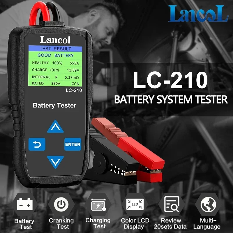 Lancol-LC210-12V-24V-Smart-Car-Battery-Tester-with-LCD-Screen-40-2000 ...